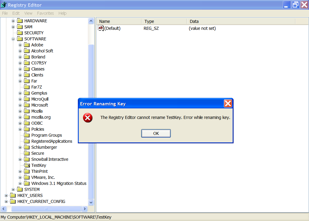 Access to the Registry Key Denied: How to Fix Permissions of a Registry Key Access to the Registry Key Denied: How to Fix Permissions of a Registry Key